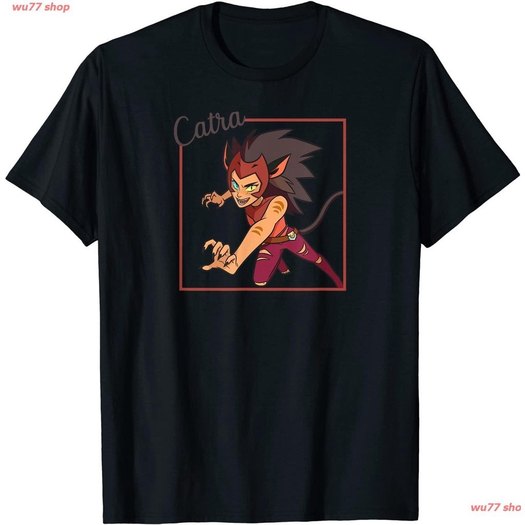 She-Ra And The Princess Of Power Catra T-Shirt เสื y2k สีดำ ไซส์ใหญ่ ...