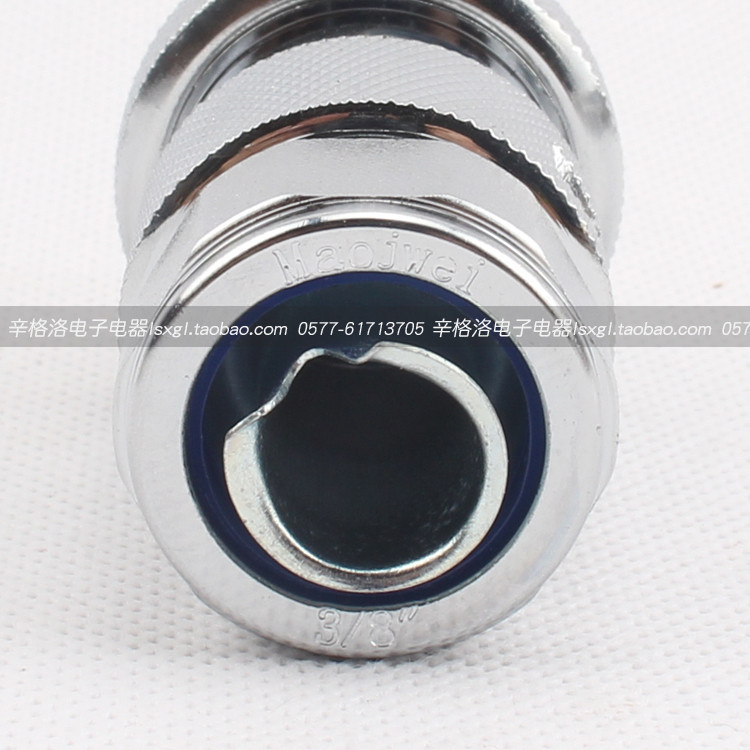 ปลั๊กการบินหนัก 25MG-10A/10E-3/8 "ขั้วต่อท่อโลหะหน้าแปลนผู้ถือ GX25-10 ...