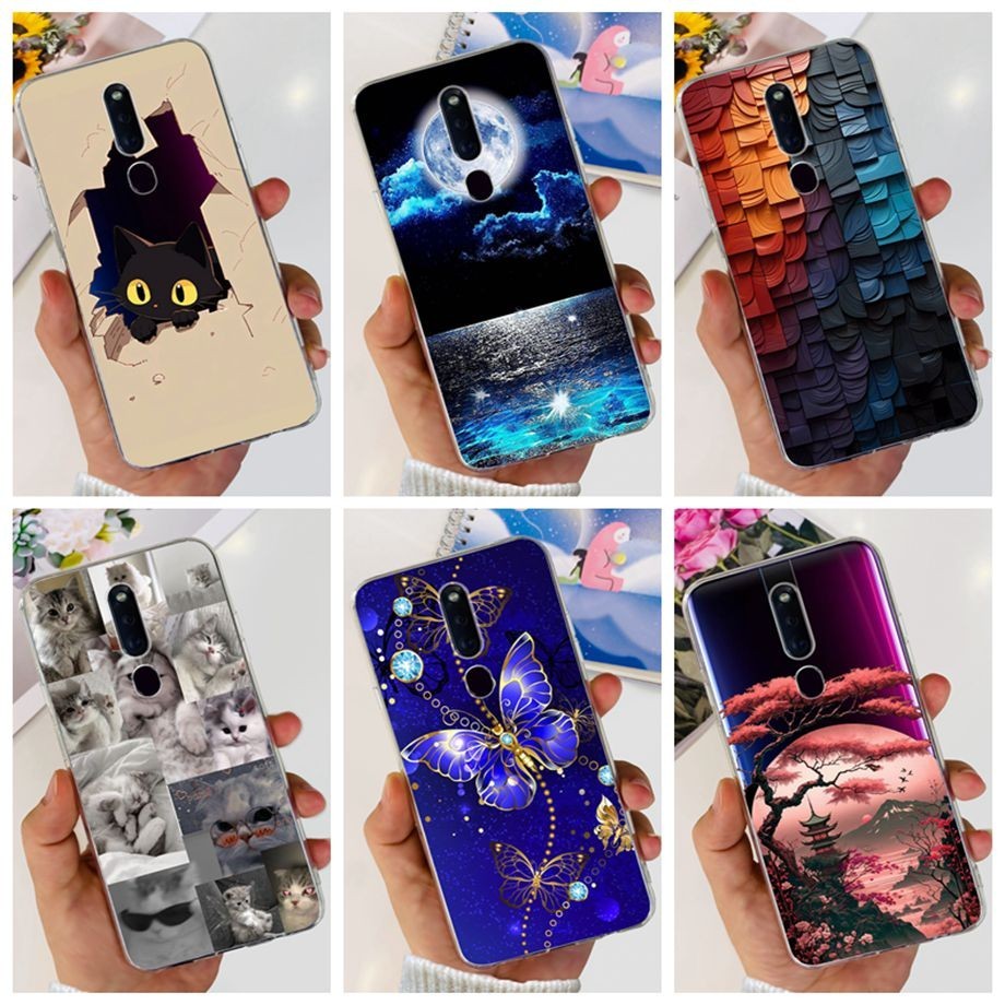 สําหรับ Oppo F11Pro F 11 Pro CPH1969 CPH2209 ซิลิโคนนุ่ม TPU หรูหราการ ...