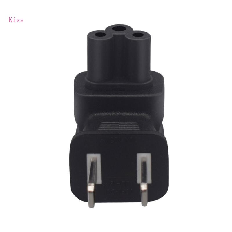 Kiss US Standard Outlets 1-15P ถึง IEC320 C5 ปลั๊กไฟฟ้าอะแดปเตอร์ US ...
