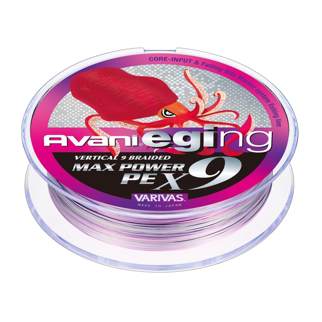VARIVAS 9-Braid PE Line Avani Eging Max Power PE X9 150m White (Marking) 1.0 No. | Shopee Thailand