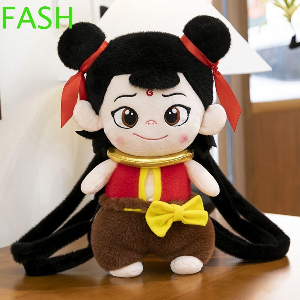 Fash Plush Nezha กระเป๋าเป้สะพายหลัง, Nezha ตุ๊กตาปรับ Nezha Plush ...