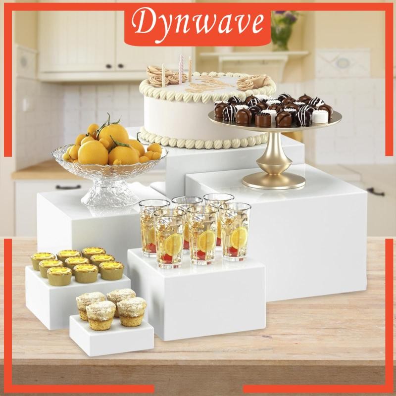 [Dynwave] 5 ชิ้น Buffet Riser,Dessert Table Display, Space Saving ...