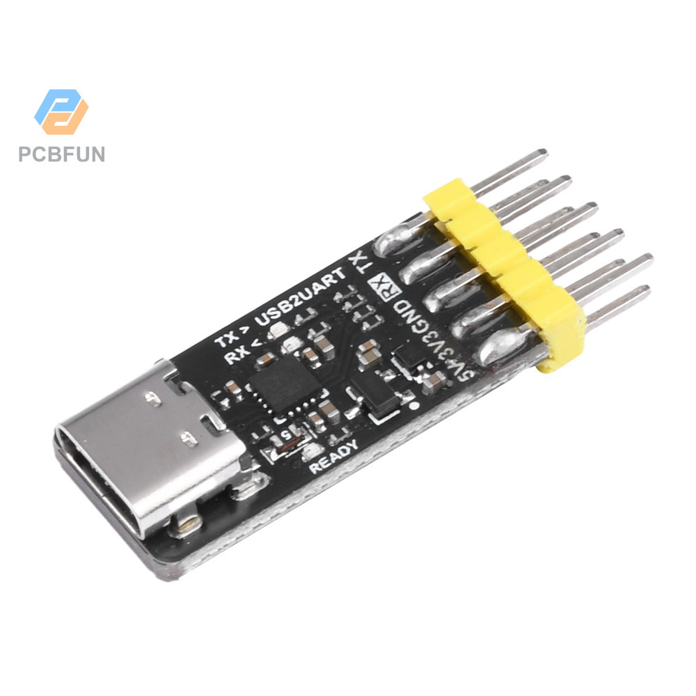 Pcbfun โมดูลดาวน์โหลด MCU USB เป็น TTL UART USB เป็นพอร์ตอนุกรมซิงโครนัสความเร็วสูง CH343 ...