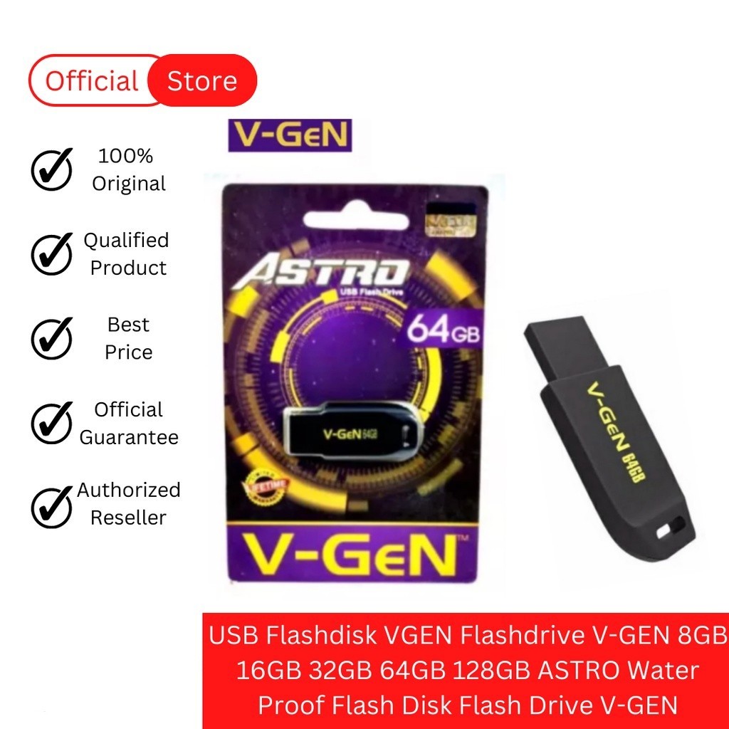 Flashdisk V-Gen Astro 32gb Original + รับประกัน 5 ปี | Shopee Thailand