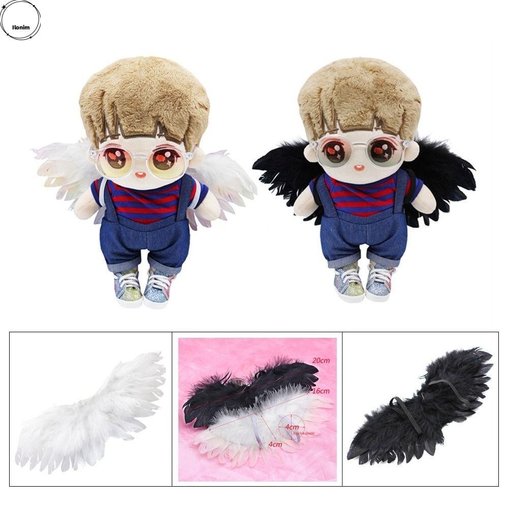 Ilonim Labubu Angel Wing, Plush Mini Plush Labubu ตุ ๊ กตา Wing, สีขาว ...
