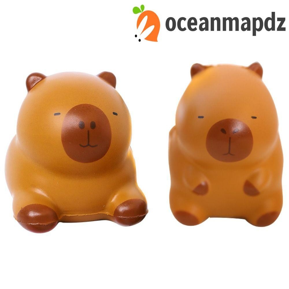 Oceanmapdz Capybara ของเล่นบีบ, การ์ตูนสัตว์บีบ Capybara ช้า Rebound ของเล่น, น่ารักแปลกตุ๊กตา ...