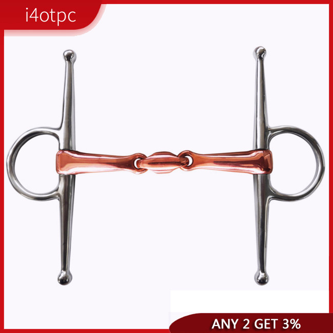 I4otpc Horse Full Cheek Snaffle, 130 มม.สแตนเลส 3 ส ่ วนปากม ้ า Bit ...