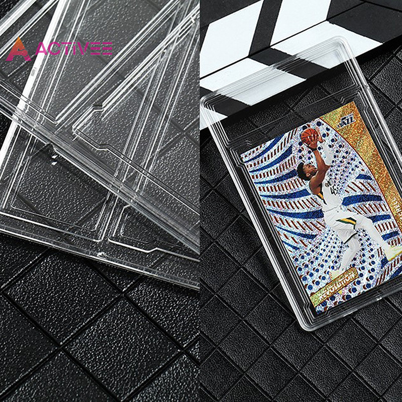 90x65 มม.อะคริลิคเกมจัมโบ้ Star PSA Trading Card Slats Sleeves Holder ...