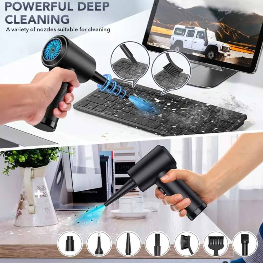 Powerful 50000 RPM Electric Wireless Air Duster Blower Cleaner For ...