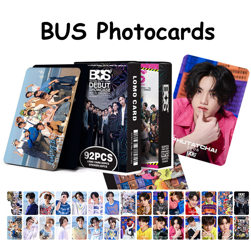 Bus แฟนของขวัญ BUS Photocards สติกเกอร์ BUS Lomo การ์ด 30/ 92 ชิ้นไทย ...