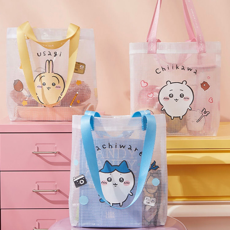 Chiikawa Tote Bag chikawa Series PVC Shopping Bag chikawa Iu Sachi ...