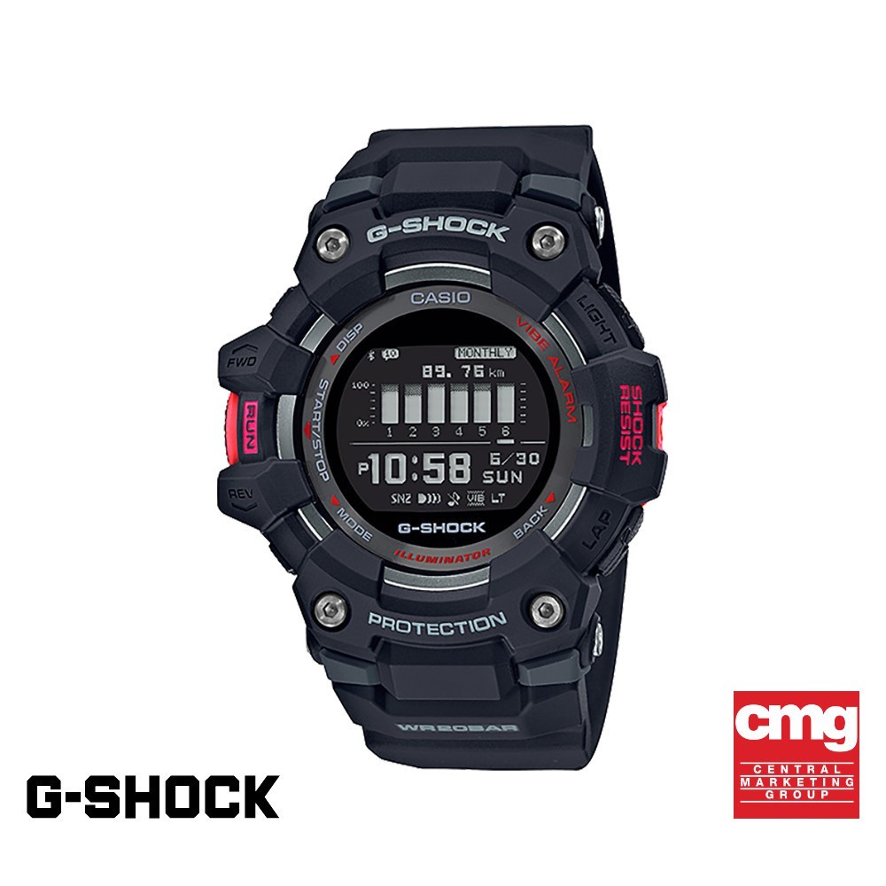 CASIO นาฬิกาข้อมือผู้ชาย G-SHOCK YOUTH รุ่น GBD-100-1DR วัสดุเรซิ่น สี ...
