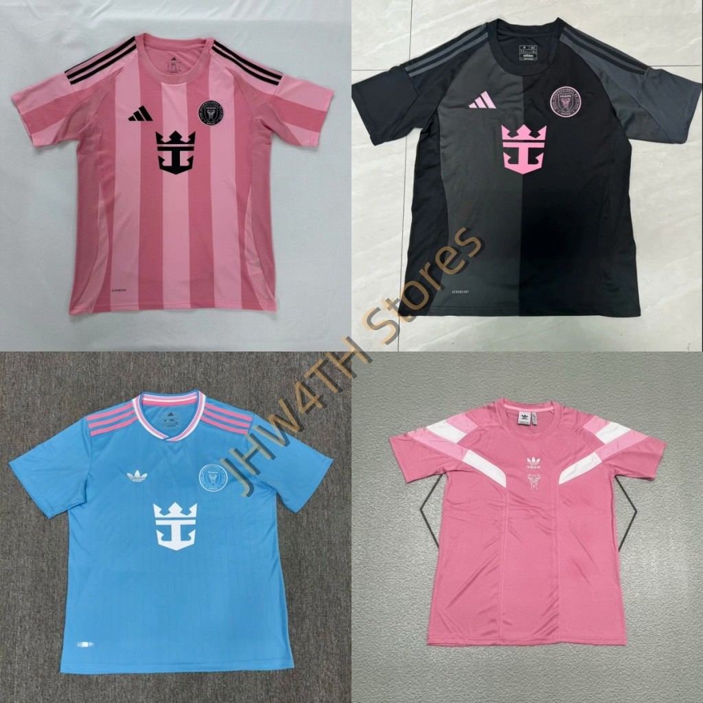 Fan Edition 2025-26 Inter Miami Jersey Home Away Mes Football Shirt S ...