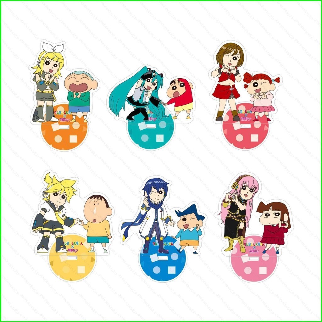 Gany Crayon Shin-chan Hatsune Miku Kagamine Rin พวงกุญแจอะคริลิค Sign ...