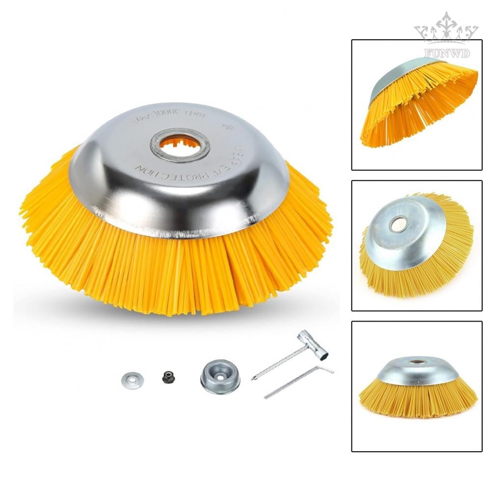 -New In May-8in Round Brush Cutter Attachment for Tangled Grass Nylon ...