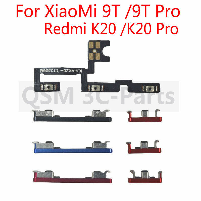 สําหรับ Xiaomi Mi 9T 9T Pro Power Volumeด้านข้างปุ่มสําหรับRedmi K20 ...
