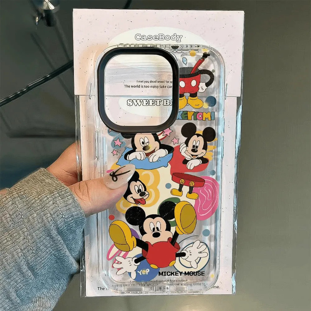 Creative Mickey Pattern เคสโทรศัพท ์ ซิลิโคนใสเหมาะสําหรับ iPhone x/xs ...