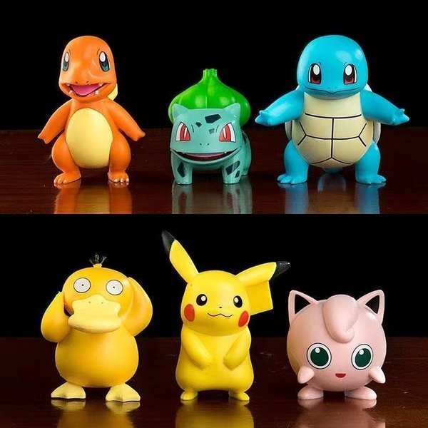 Pokemon Pokémon Blind Box Pikachu Pokémon Jenny Turtle เครื ่ องประดับ ...