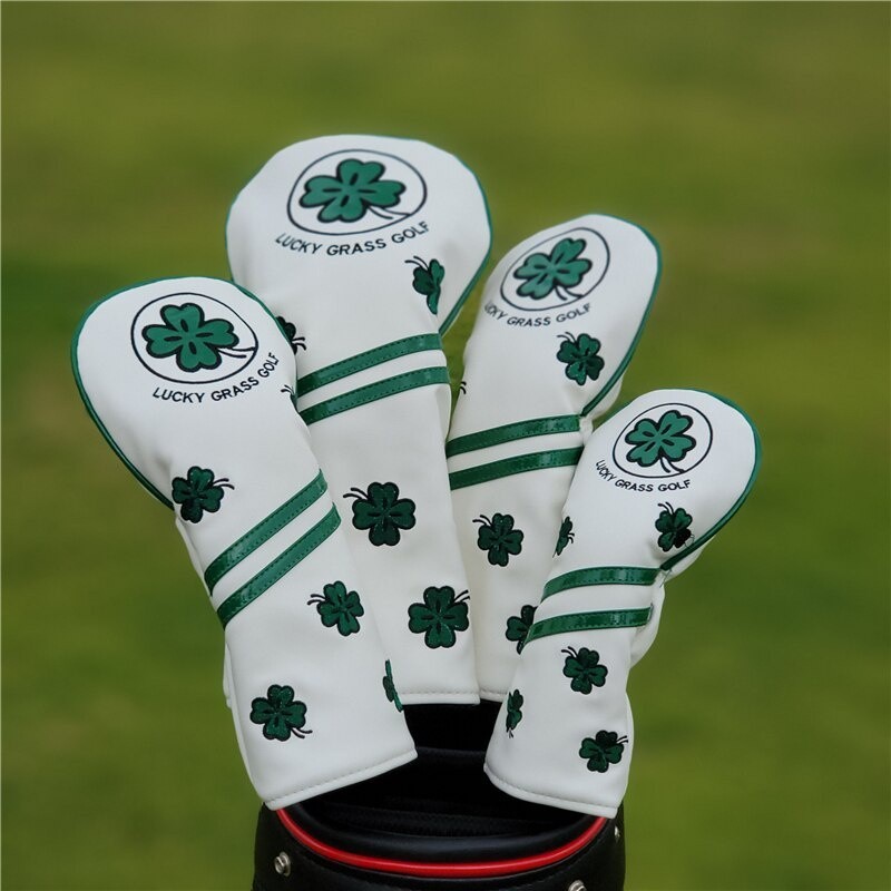 Four Leaf Clover Golf Club Headcover ไม ้ Driver Fairway Hybrid No 1 3 ...