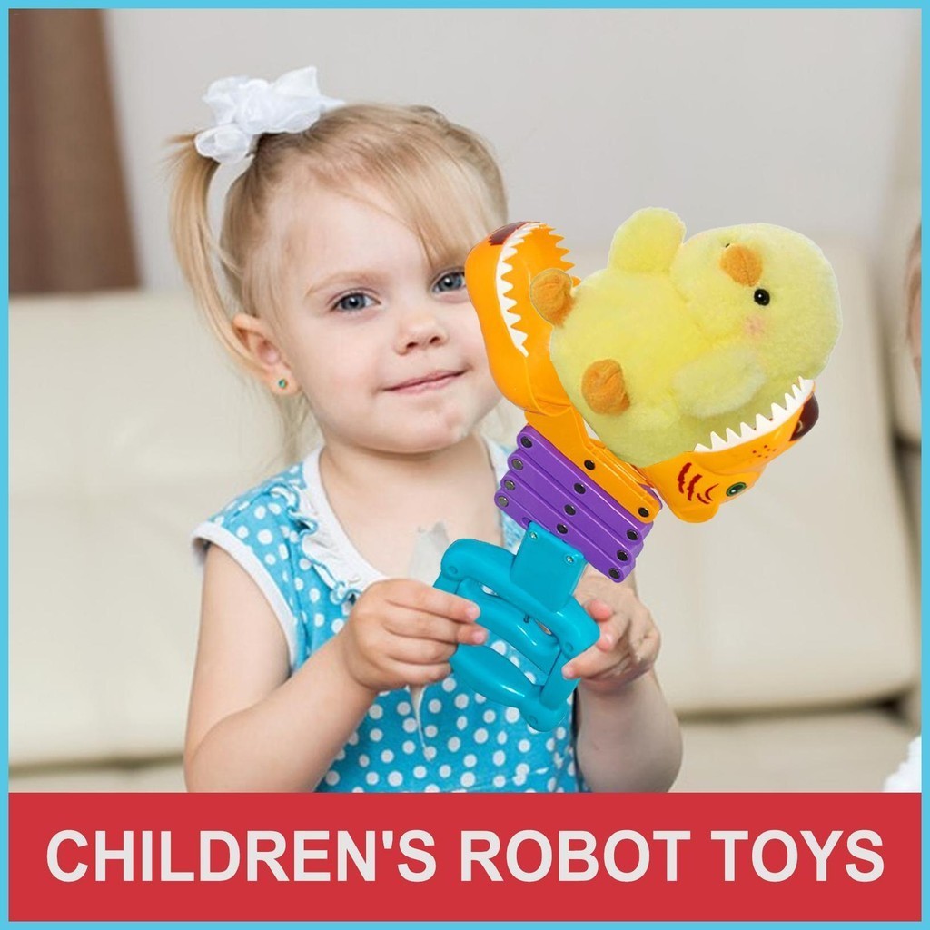 หุ ่ นยนต ์ Dino Shark Hand Dino จระเข ้ Tiger Shark Grabber เครื ่ องม ...