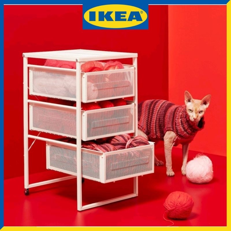 IKEA ตู้ลิ้นชักเหล็ก ลิ้นชัก ชั้นวางของ ชั้นวางของอิเกีย ชั้นวางของอี ...