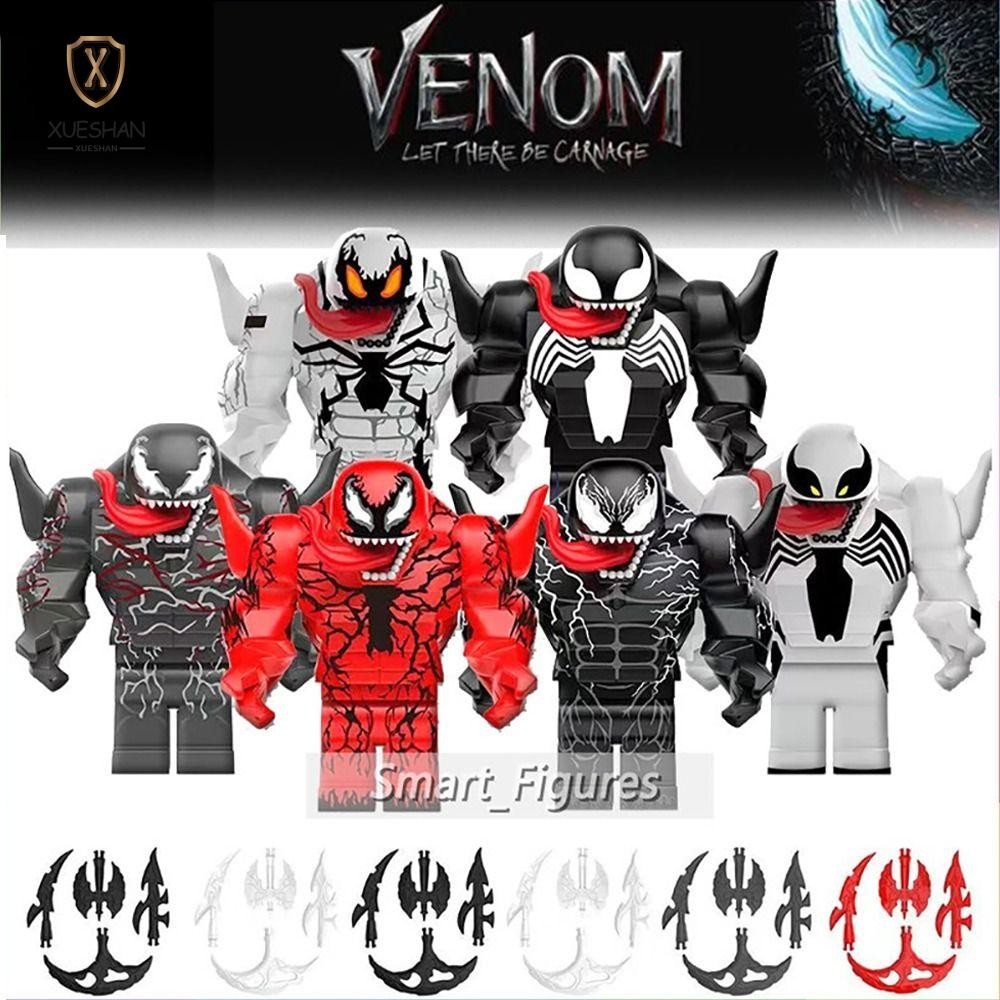 ของเล่นโมเดล XUESHAN ของเล่นเด็ก Venom/Carnage/Ritot/Anti-Venom Action Figure, ที่น่าสนใจมินิ ...