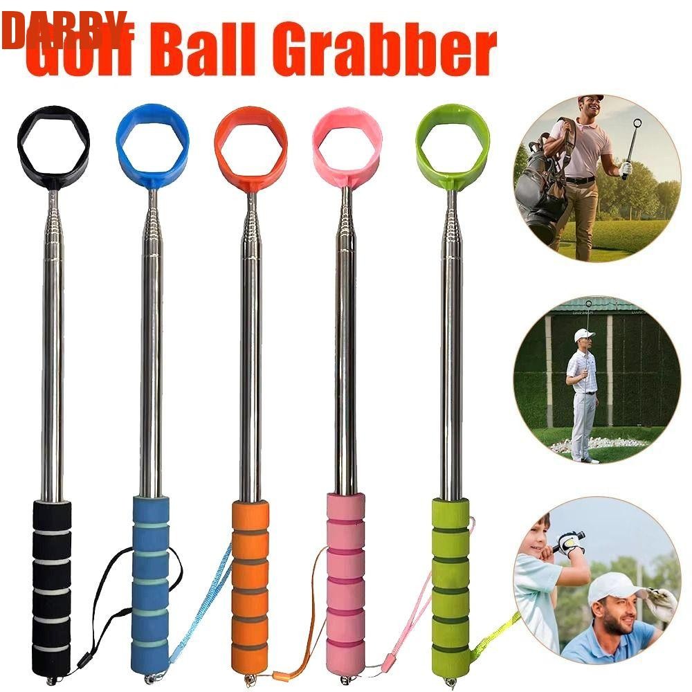 Darby Golf Ball Retriever, เครื่องมือหยิบลูกกอล์ฟแบบยืดได้สองด้าน, หัว ...