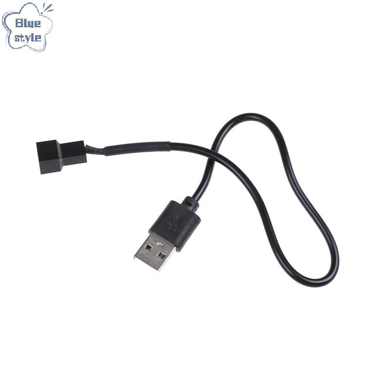 Bluestyle USB 2.0 A Male To 3-Pin/4-Pin Connector Adapter Cable สําหรับ ...
