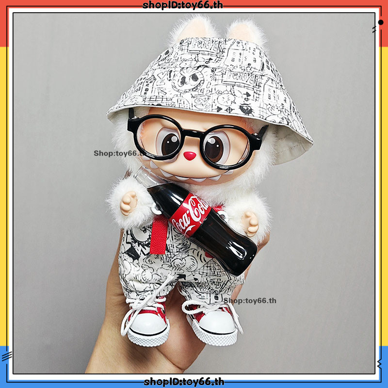 15 ซม. 17 ซม. เสื้อผ้า Labubu Coca-Cola Labubu Macaron V1 V2 Baby Three ...