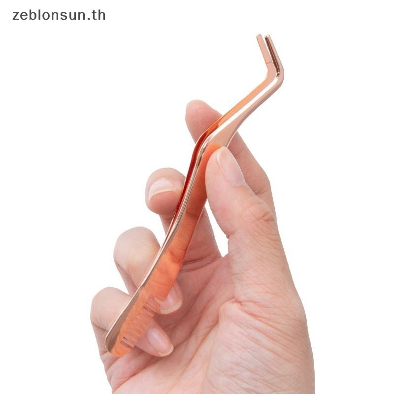 # Zeblonsun # 1 ชิ้นขนตาหวีแหนบสแตนเลส Anti-Static Non-Magnetic ...