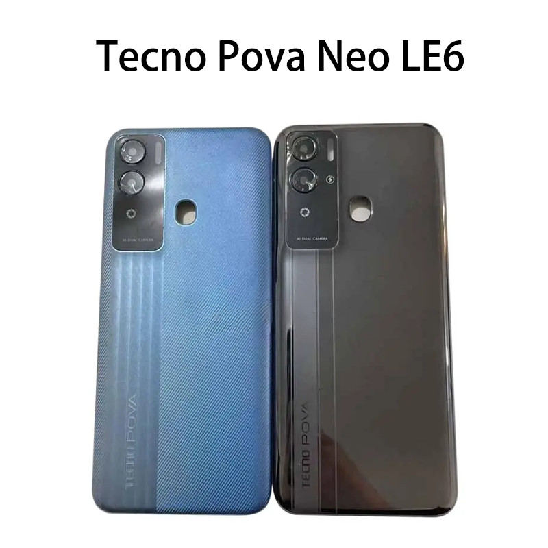 Aa สําหรับ Tecno Pova Neo LE6 ฝาหลังแบตเตอรี่ด้านหลังแผงด้านหลังฝาครอบ ...
