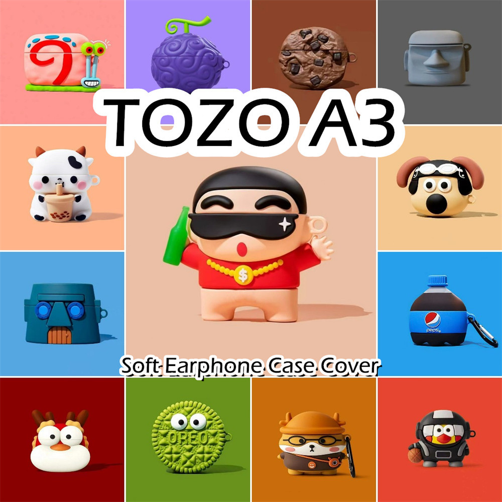 【พร้อมส่ง】นําไปใช้กับ TOZO A3 เคส Case เคสหูฟัง การ์ตูนซอก ซิลิโคนนุ่ม ...