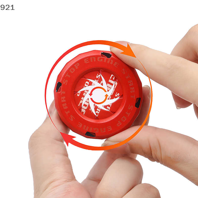 Nuannubbb Rotary Keypad ฝาครอบ Auto Spin Engine Start Stop ปุ่มตกแต่ง ...