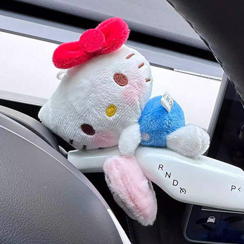 Cute Hot Side Sit Love Kitty Car Gear Decoration Car Wiper Turn Light ...