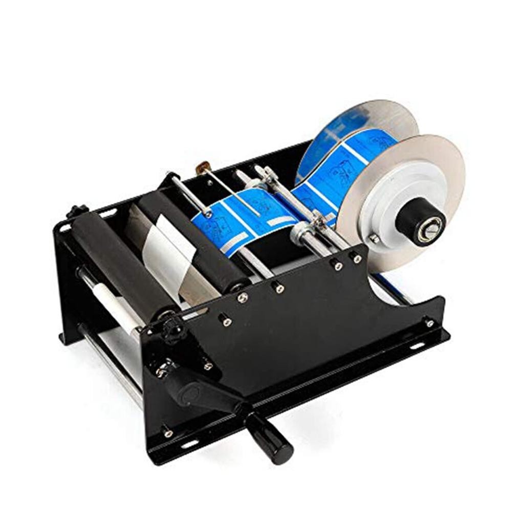 Semi-Automatic Adjustable Labeler Label Applicator Machine 20-40pcs/min ...