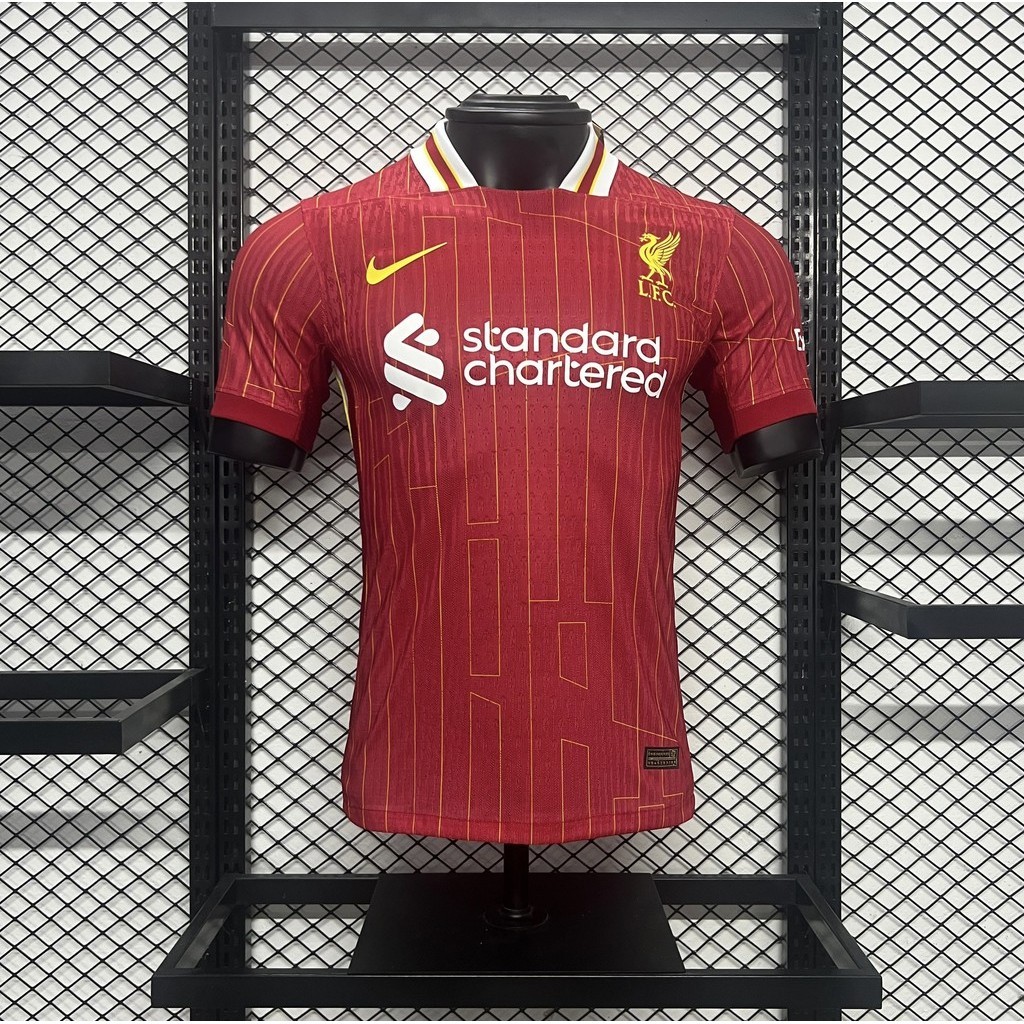 2425 Liverpool Home คุณภาพสูงกีฬาแขนสั ้ นเสื ้ อฟุตบอล Top of the line ...