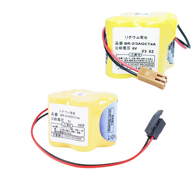 แบตเตอรี่ลิเธียมระบบ FANUC BR-AGCF2W BR-2/3AGCT4A 6V A06B-6114-K504 ...