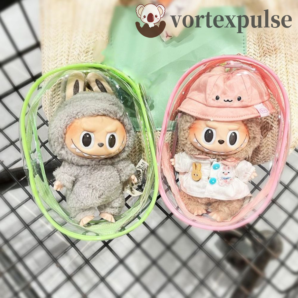 Vortexpullse กระเป๋าเก็บตุ๊กตา,พร้อมพวงกุญแจสี Hariballs Labubu Display ...