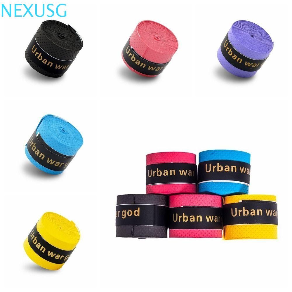 Nexusg Anti-slip เทปเหงื่อเทนนิส, PU แห้งรู้สึกไม้แบดมินตัน Grips ...