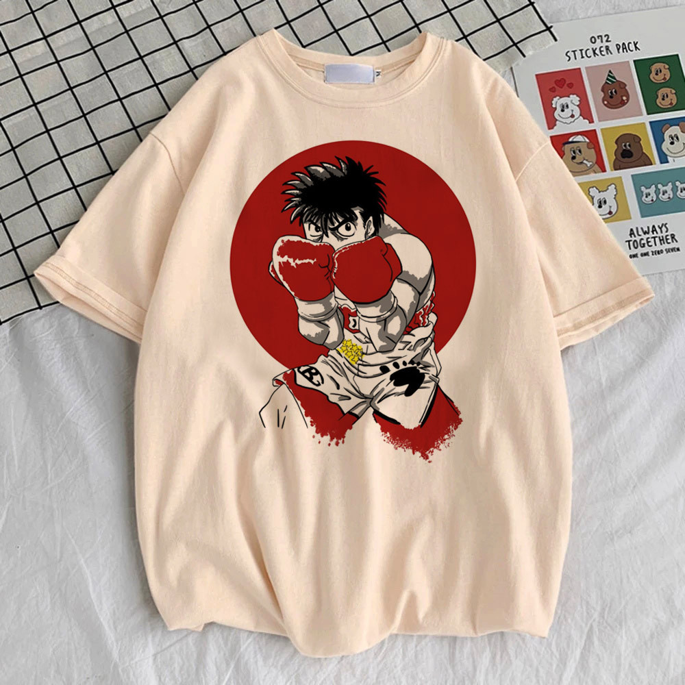 Kbg Hajime No Ippo Kaus tshirt หญิงพาสเทลอินเทรนด์ Retro Y2k Digital ...