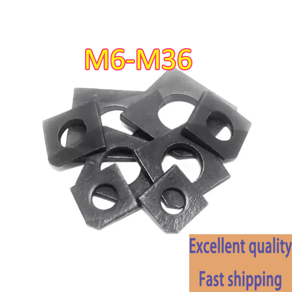 （JSK-1）A3- สีดำ สแควร์ เอียง แหวนอีแปะ ส่งด่วน M6-M36 | Shopee Thailand