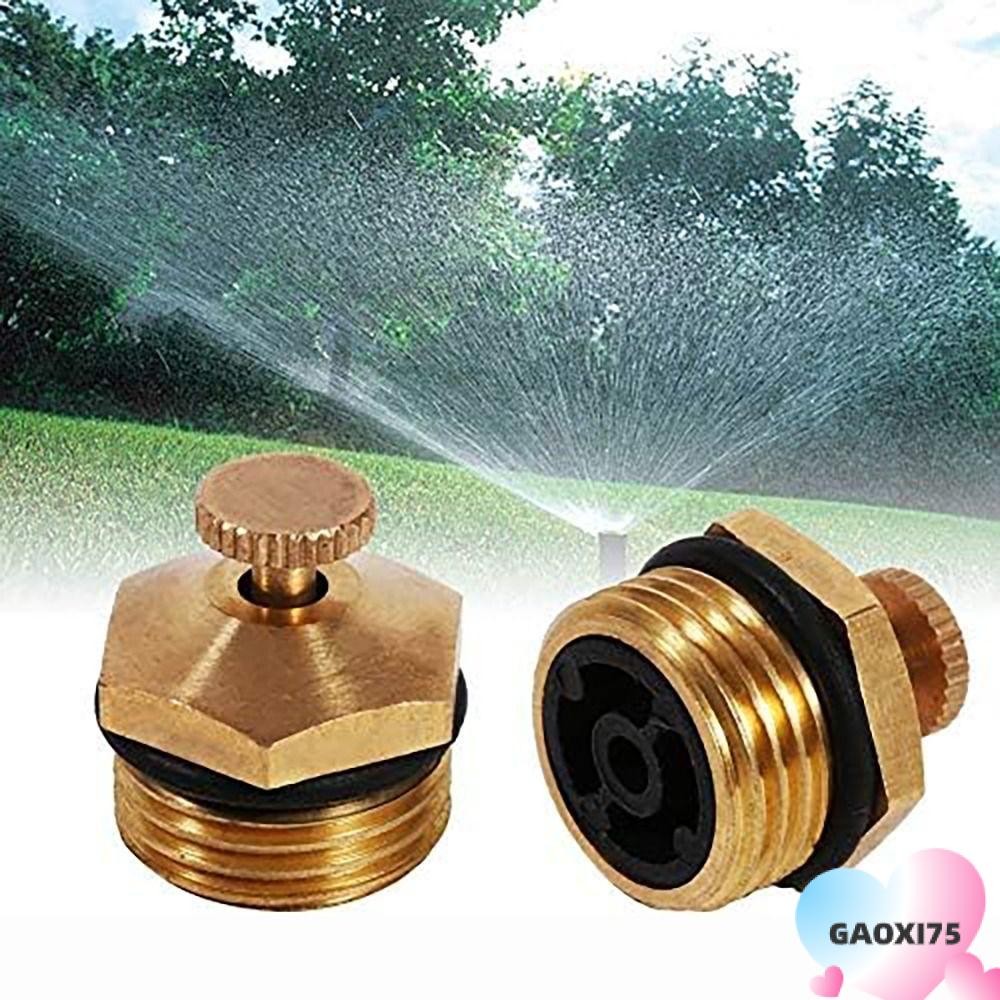 Goxi75 Atomizing Sprinkler หัวฉีด,ทองเหลืองปรับหัวสปริงเกลอร์,สเปรย์ทองแดง Sprinklers รดน้ําสวน ...