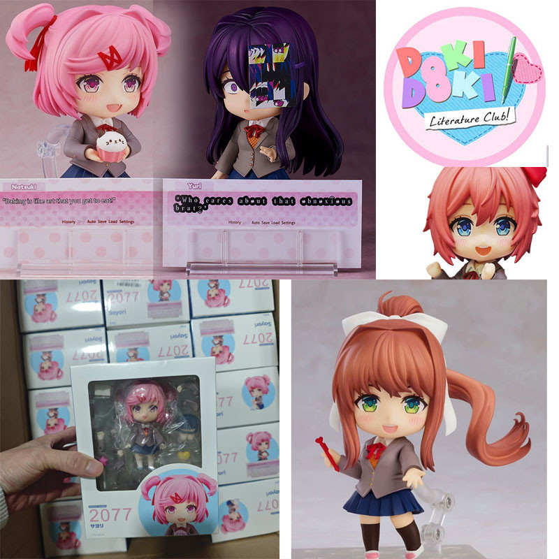 Nendoroid Doki Doki Literature Club action figure Collection Monika Sayori Yuri Natsuki ของสะสม ...