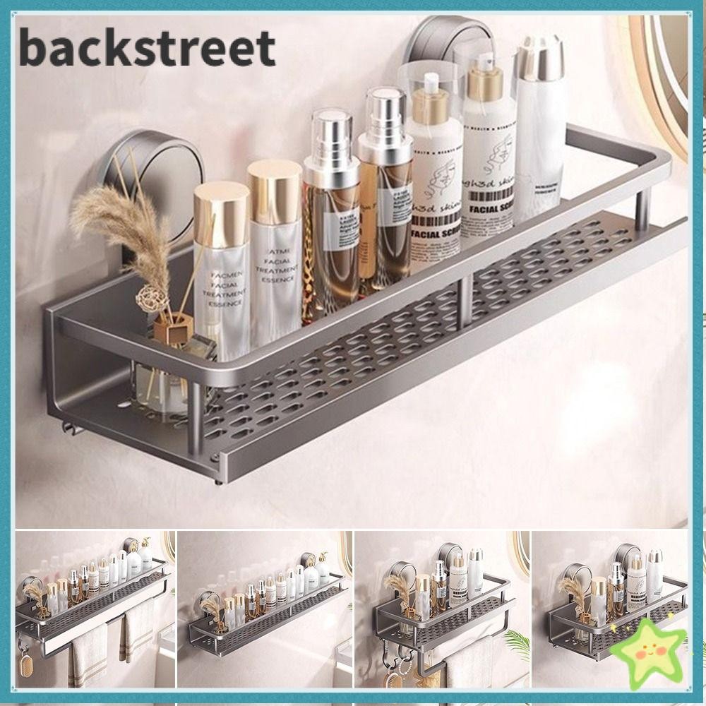 Backstage Wall ที่วางแชมพู, ชั้นวางของในห้องน้ําอะลูมิเนียมแบบดูด, ชั้น ...