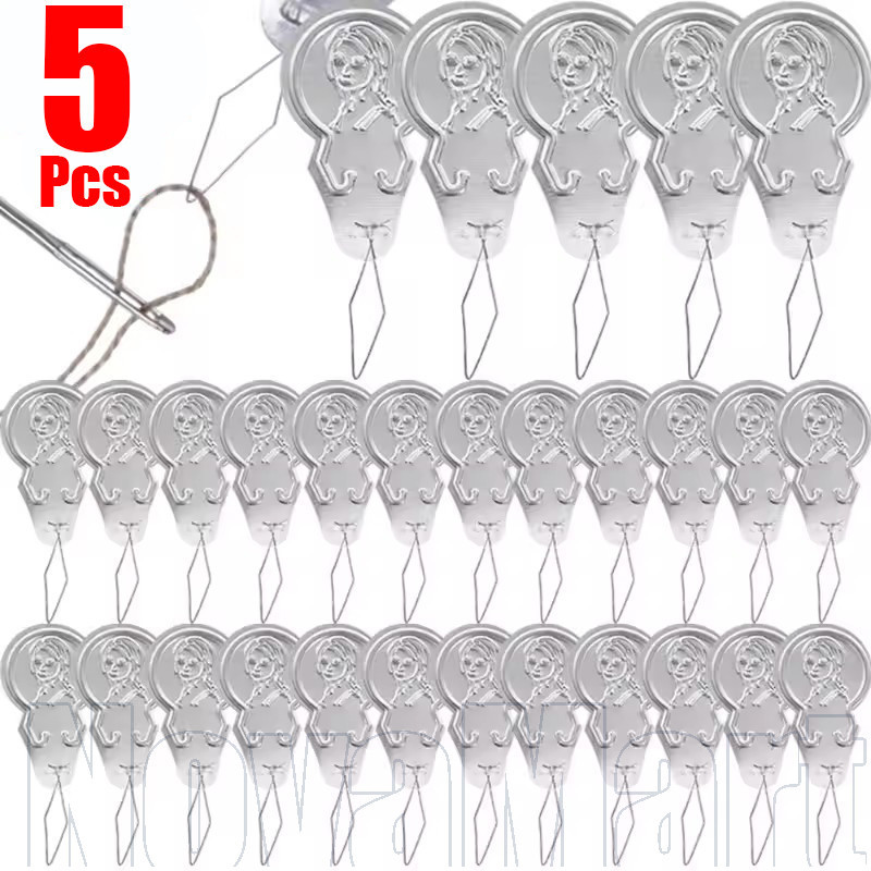 5 ชิ้น Bow Wire Needle Threader - เย็บด้ายตะกั่วเครื่องมือ - คู่มือเย็บ ...
