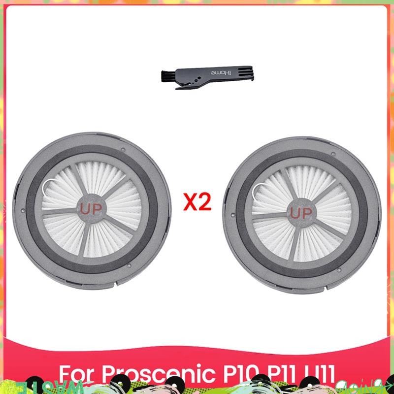 Super 3 ชิ้นกรองและแปรง Fit สําหรับ P10 P11 U11 เครื่องดูดฝุ่นไร้สายแบบใช้มือถืออะไหล่ทดแทน ...