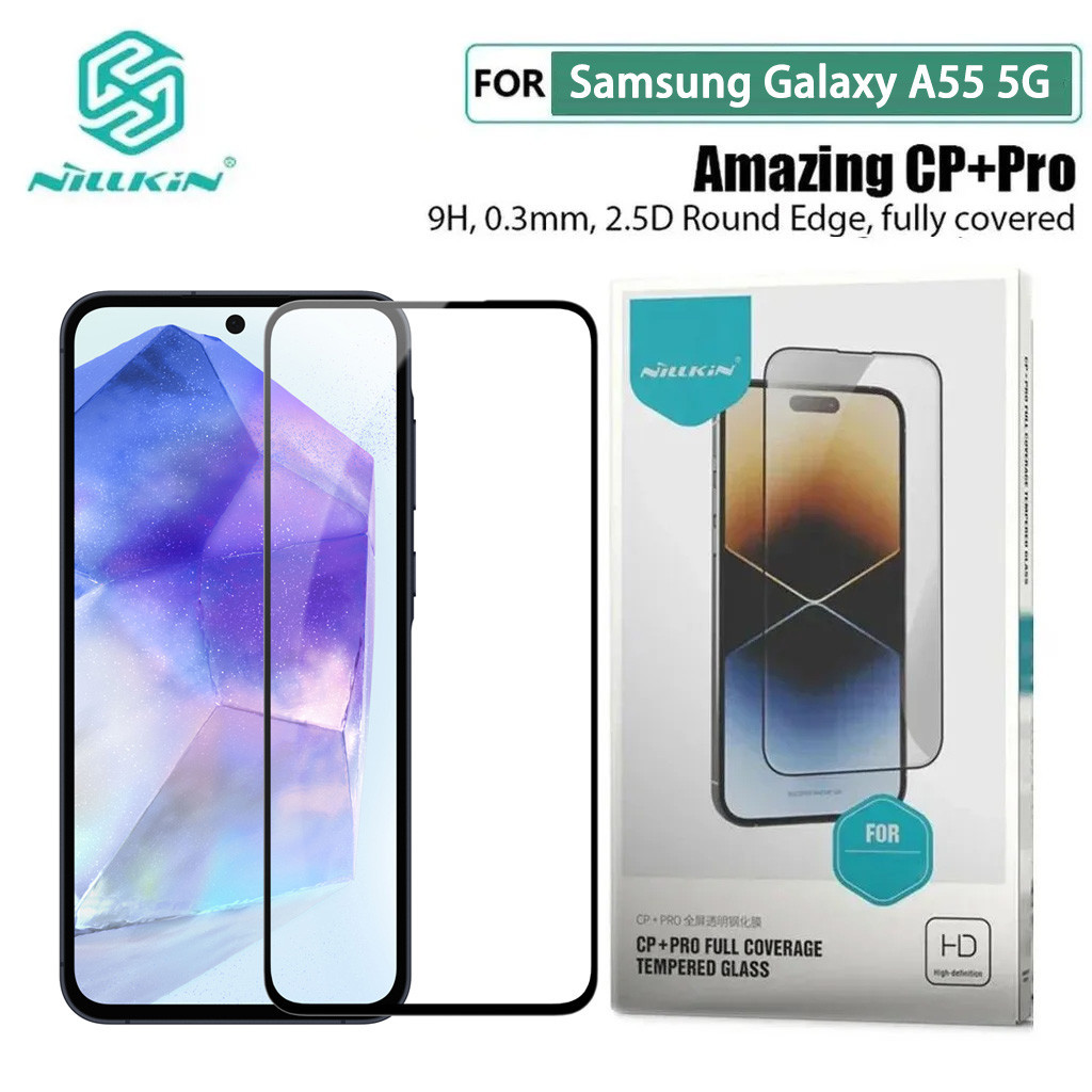 ฟิล์มกระจก Samsung A55 Nillkin CP+Pro แบบเต็มจอ ฟิล์มกระจกสำหรับ ...