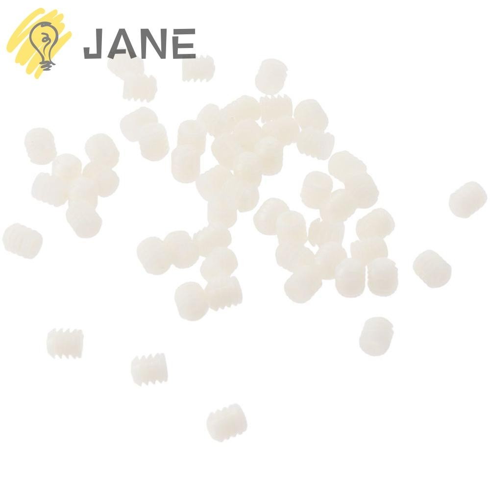 Jane เดือยพลาสติก สีขาว 0.34 นิ้ว x0.39 นิ้ว แบบพกพา สําหรับบานพับประตู ...