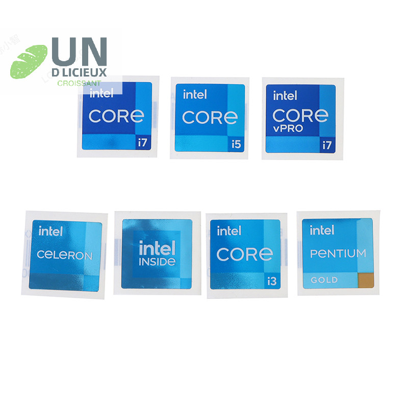 ดี 5pcs ใหม่ 11 รุ่น i3 i5 i7 VPRO INSIDE แล็ปท็อปเดสก์ท็อป CPU DIY สติกเกอร์ได้ดี | Shopee Thailand